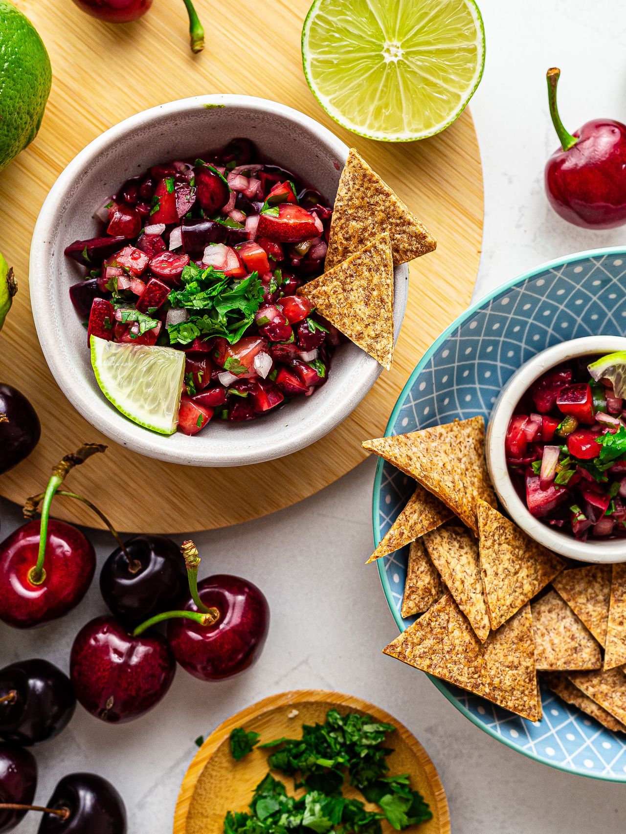 Fresh Cherry Salsa Recipe (No Tomatoes) | Foodaciously