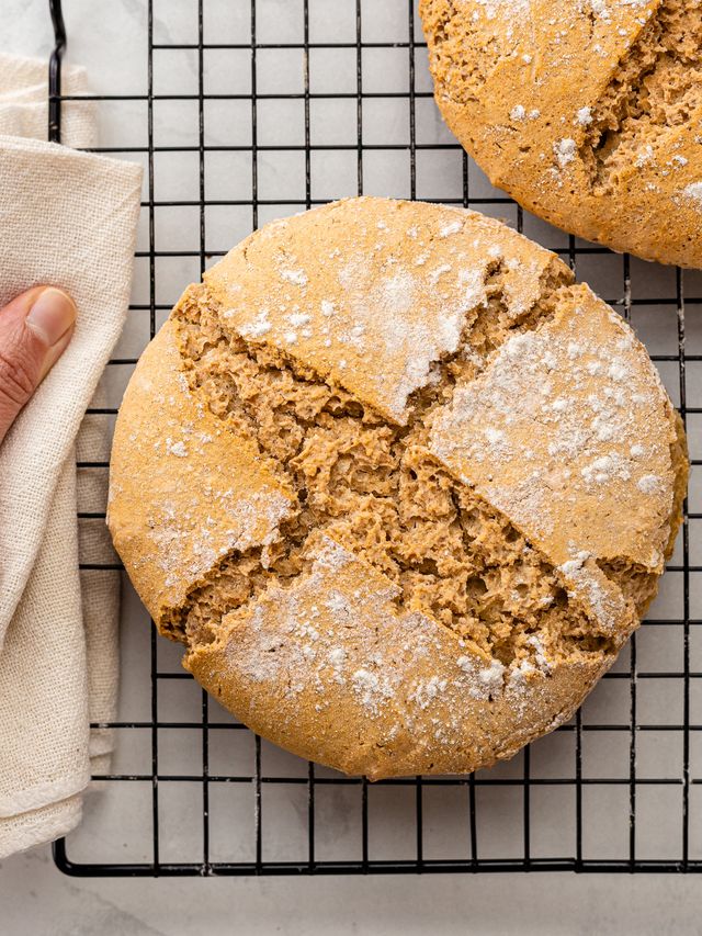 Crusty Red Lentil Bread Gluten Free Recipe Foodaciously
