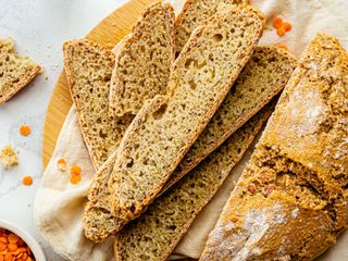 Crusty Red Lentil Bread (Gluten-Free Recipe) | Foodaciously