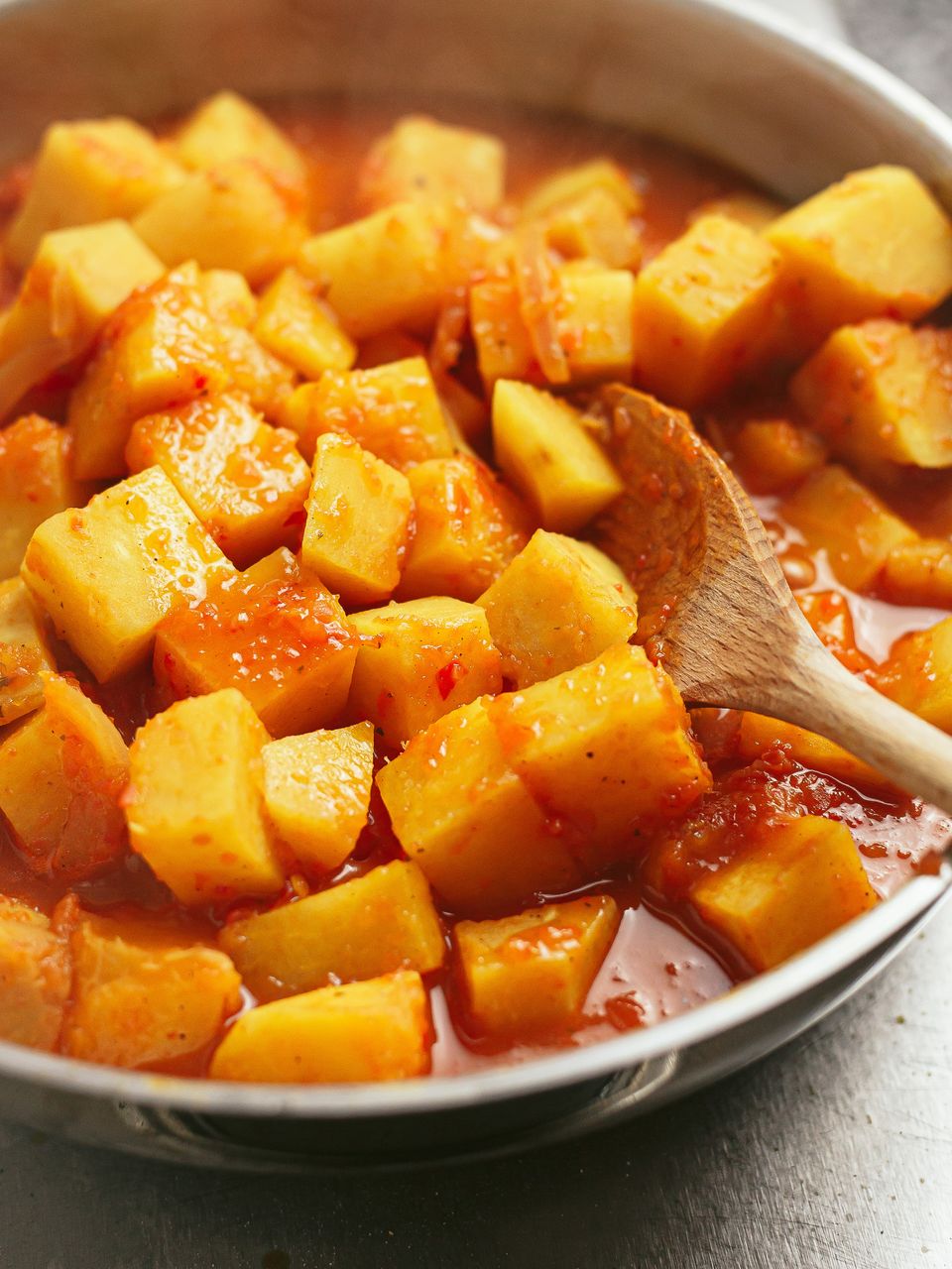 Nigerian Vegetable Yam Porridge with Spinach | Foodaciously