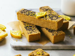 Healthy Lemon Protein Bars Recipe (Grain-Free) | Foodaciously