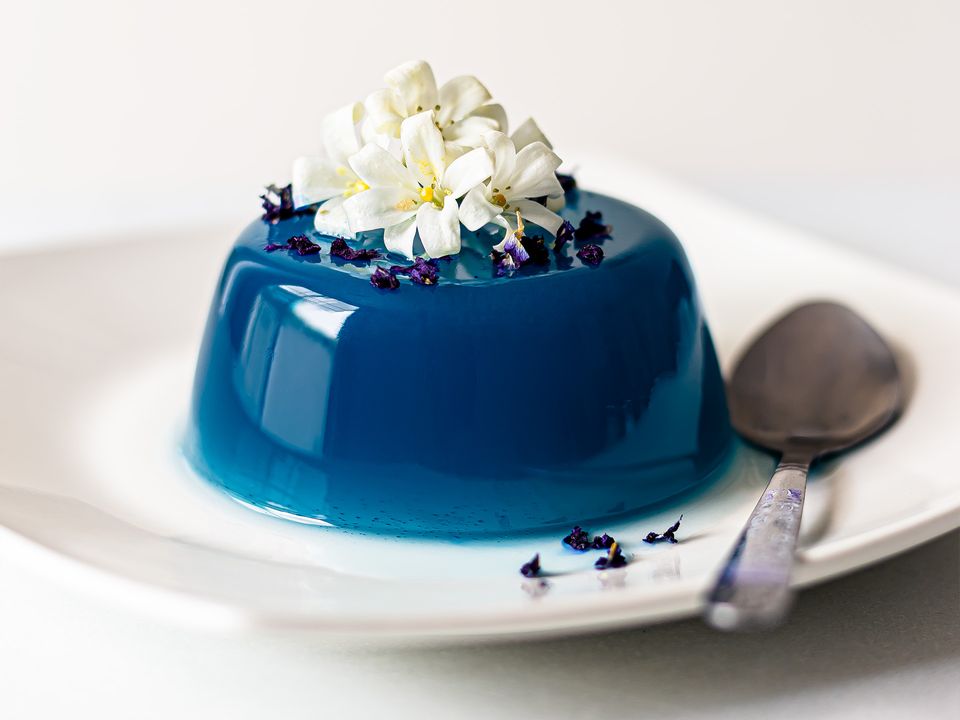 Butterfly Pea Jelly Recipe | Foodaciously