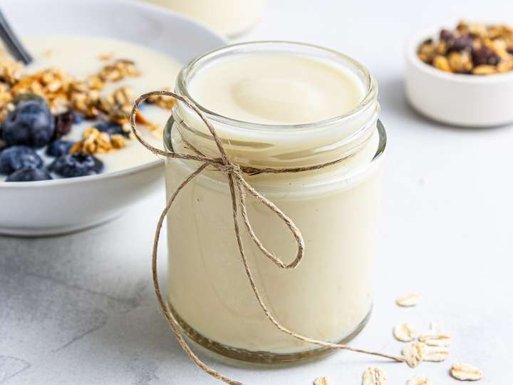 Homemade Oat Milk Yogurt Recipe | Foodaciously