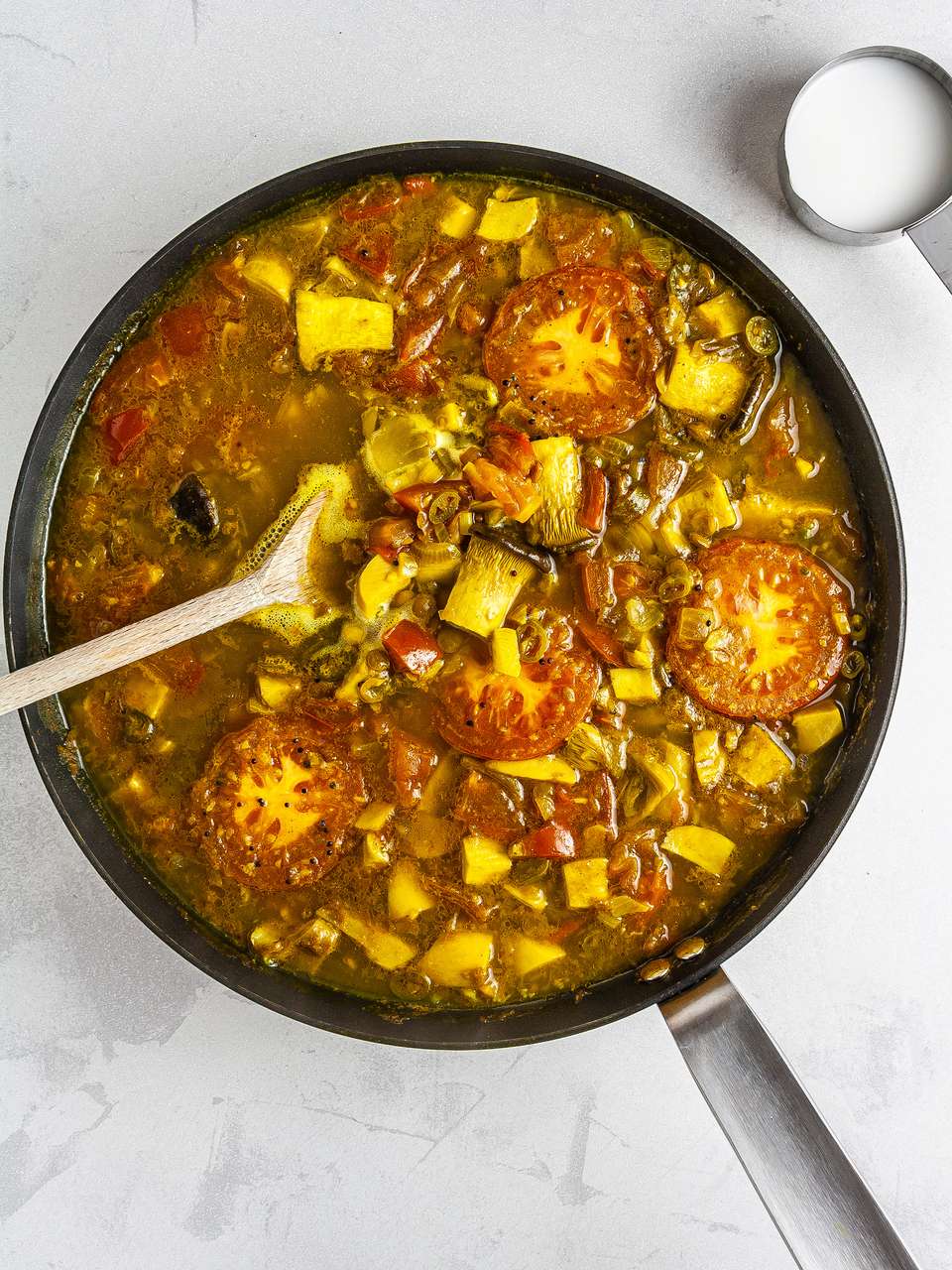 Kerala-Style Mushroom Curry Recipe | Foodaciously