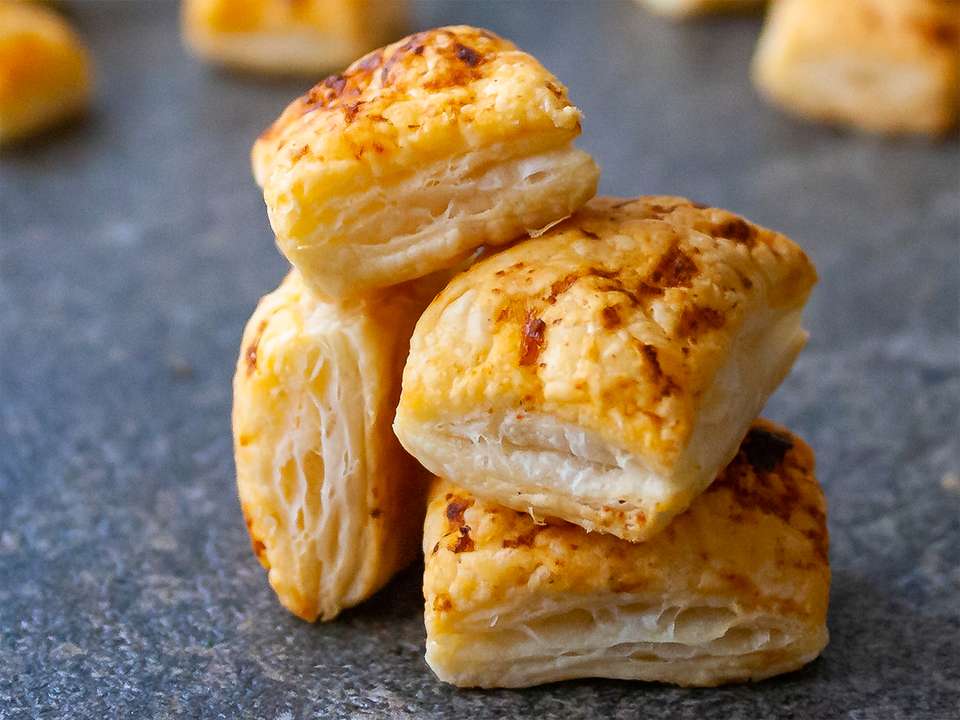 Vegan Puffed Pastry Party Food Recipe | Foodaciously