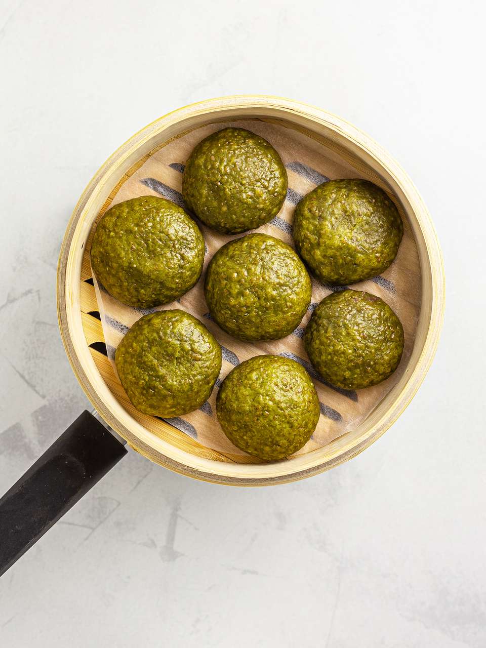 {Vegan, Sugar-Free} Matcha Manju | Foodaciously