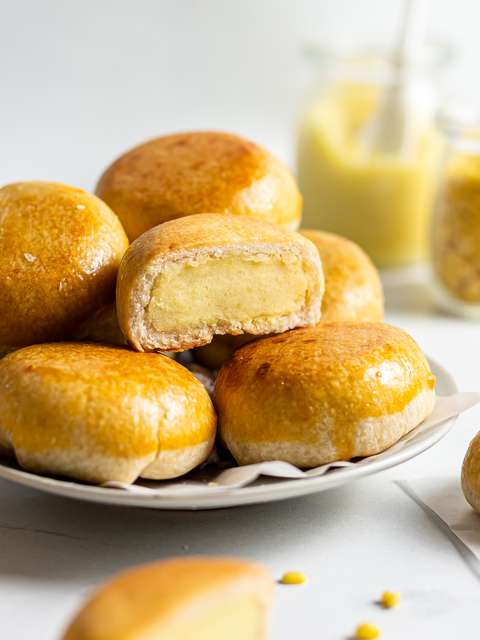 Yellow Mung Bean Paste (Sweet Bean Filling) | Foodaciously