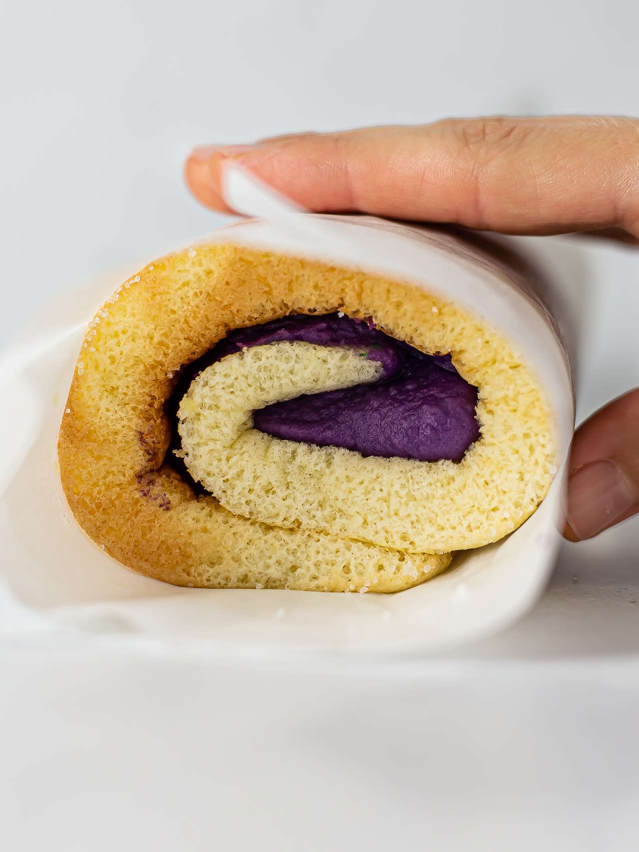 Ube Cake Roll (Filipino Purple Yam Roll Cake) | Foodaciously