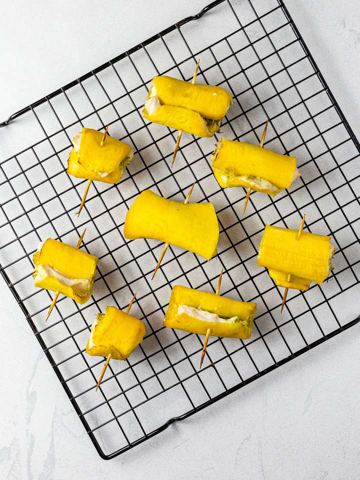 Thai Mango Chili Chicken Rolls Recipe | Foodaciously