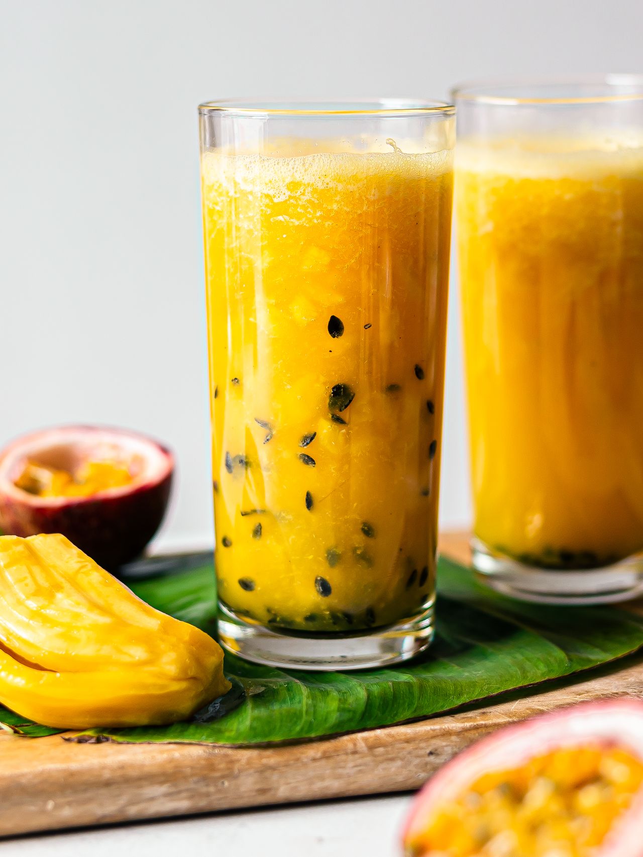 Tropical Guava Mango Smoothie Recipe | Foodaciously