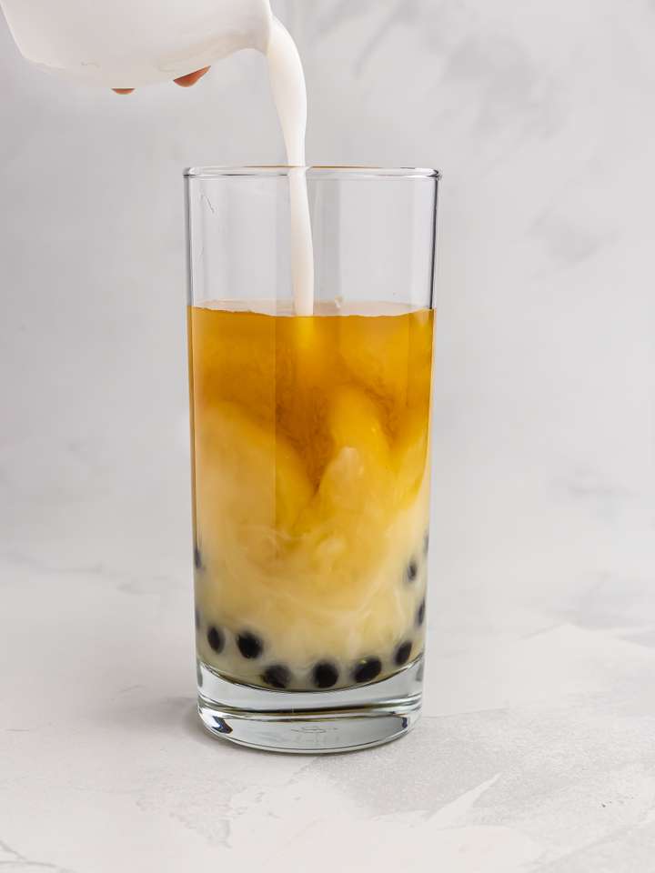Passion Fruit Bubble Tea (Sugar-Free) | Foodaciously