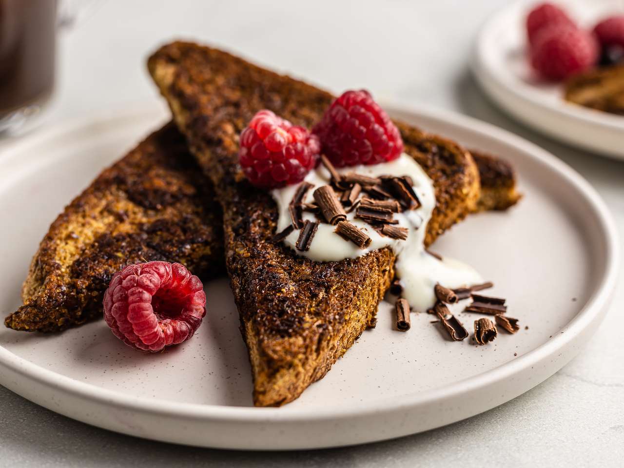 Vegan Coffee French Toast with Flaxseeds | Foodaciously