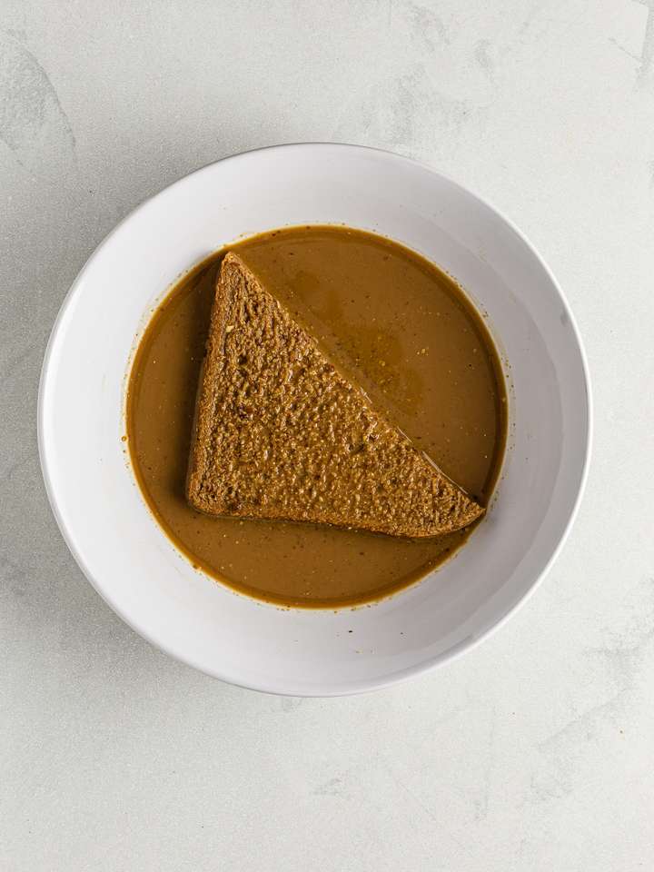 Vegan Coffee French Toast with Flaxseeds | Foodaciously