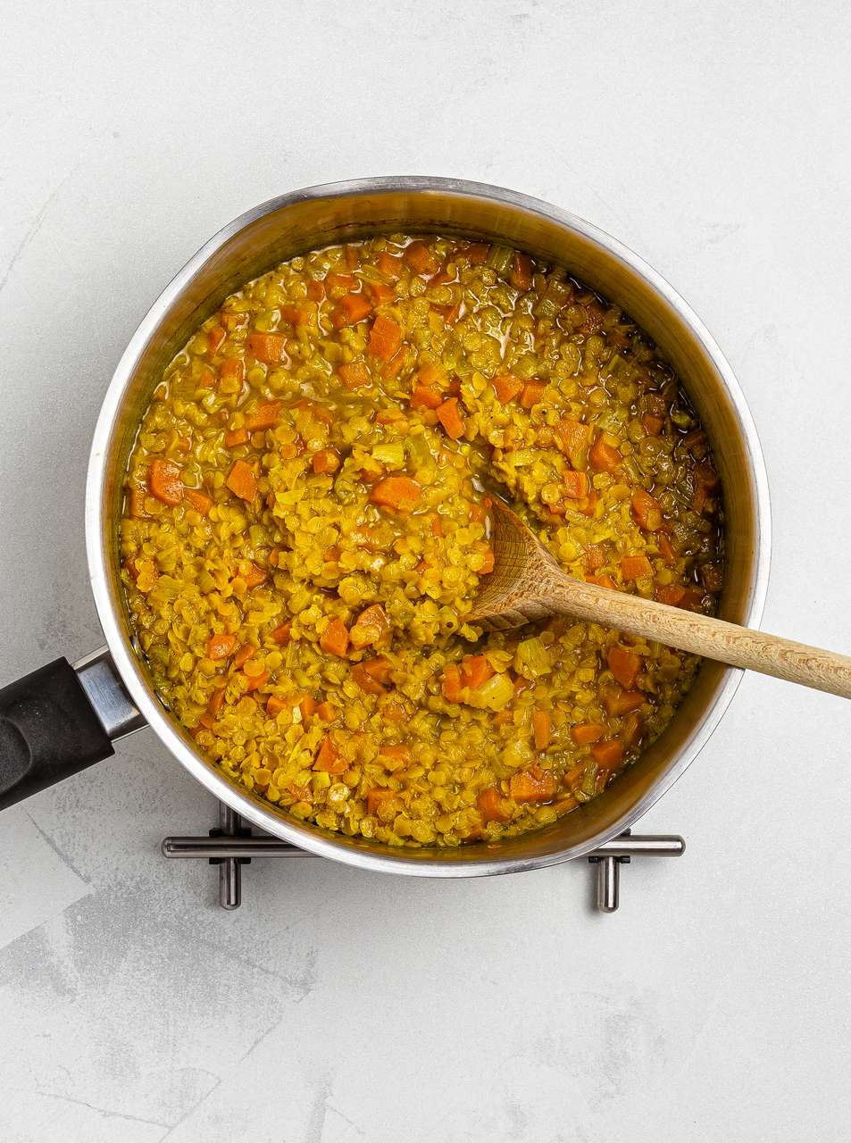 Lebanese Red Lentil Soup (Shorbet Adas Soup) | Foodaciously