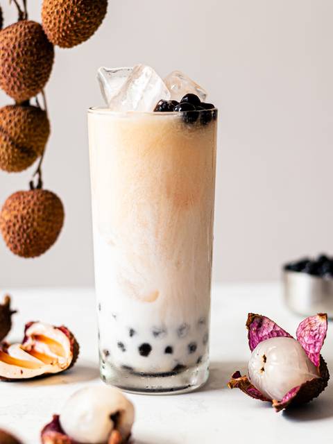 Butterfly Pea Bubble Tea (Blue Milk Boba Tea) | Foodaciously