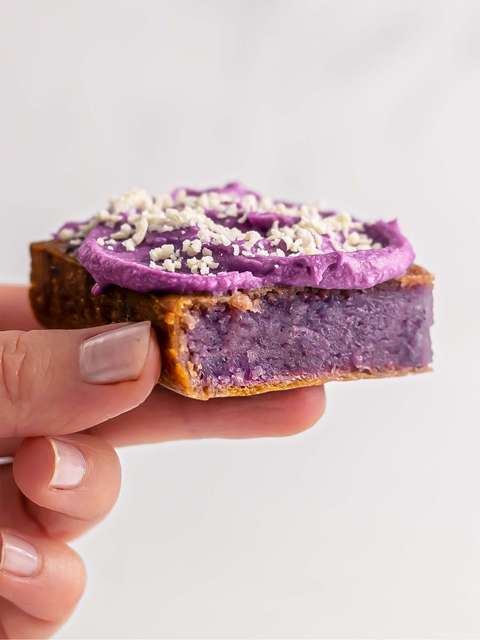Ube Bars | Foodaciously