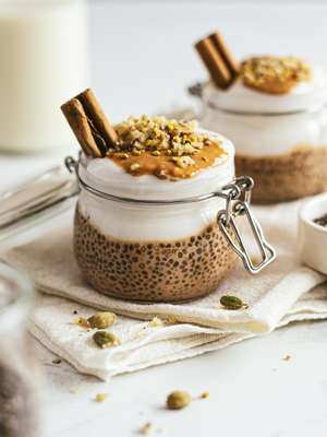 Chai-Spiced Chia Pudding (Healthy, Vegan) | Foodaciously
