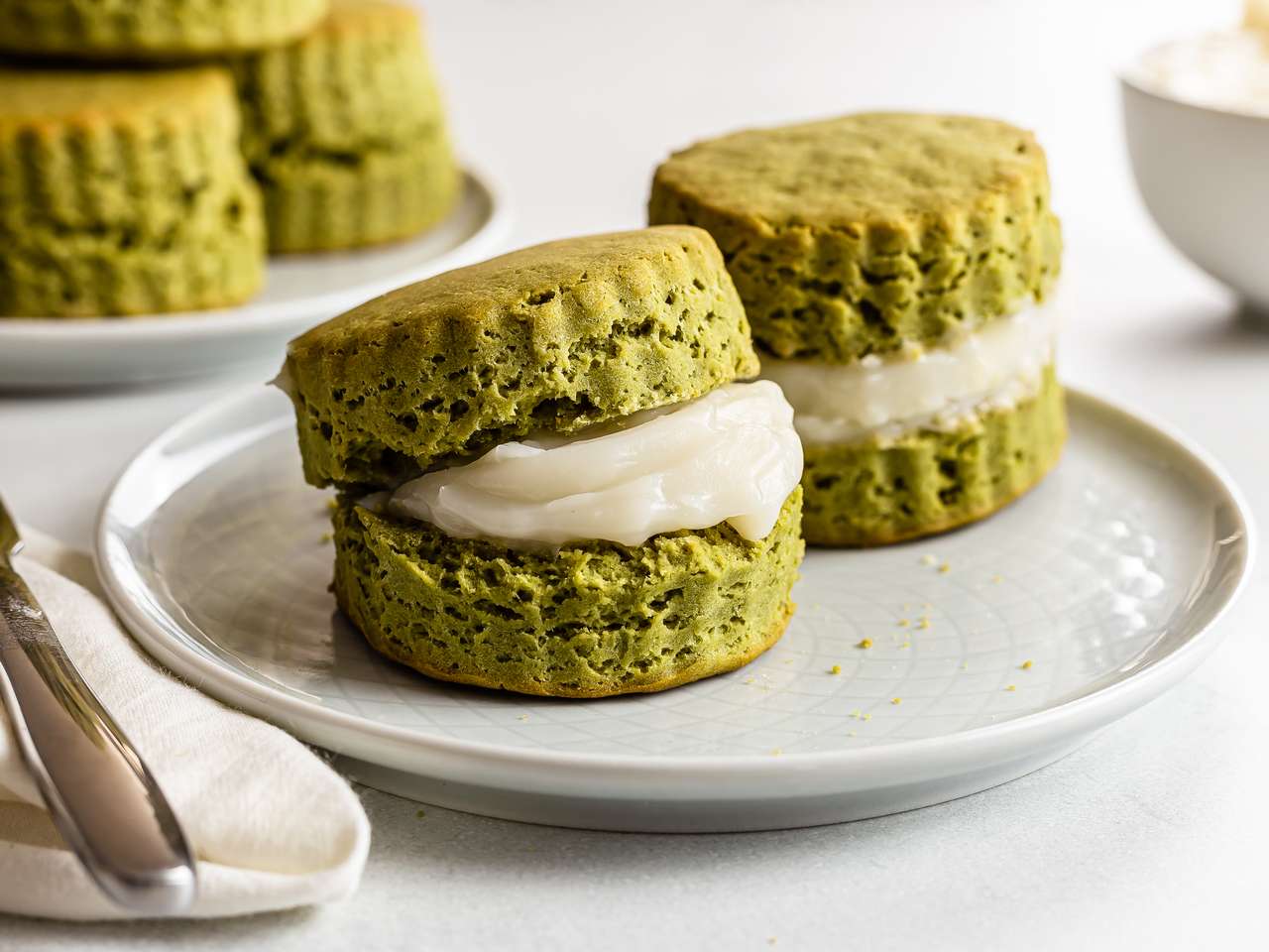Gluten-Free Matcha Scones (Vegan) | Foodaciously