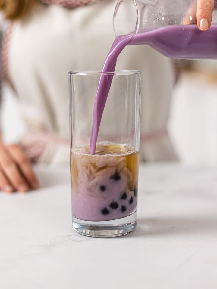 Ube Bubble Tea | Foodaciously